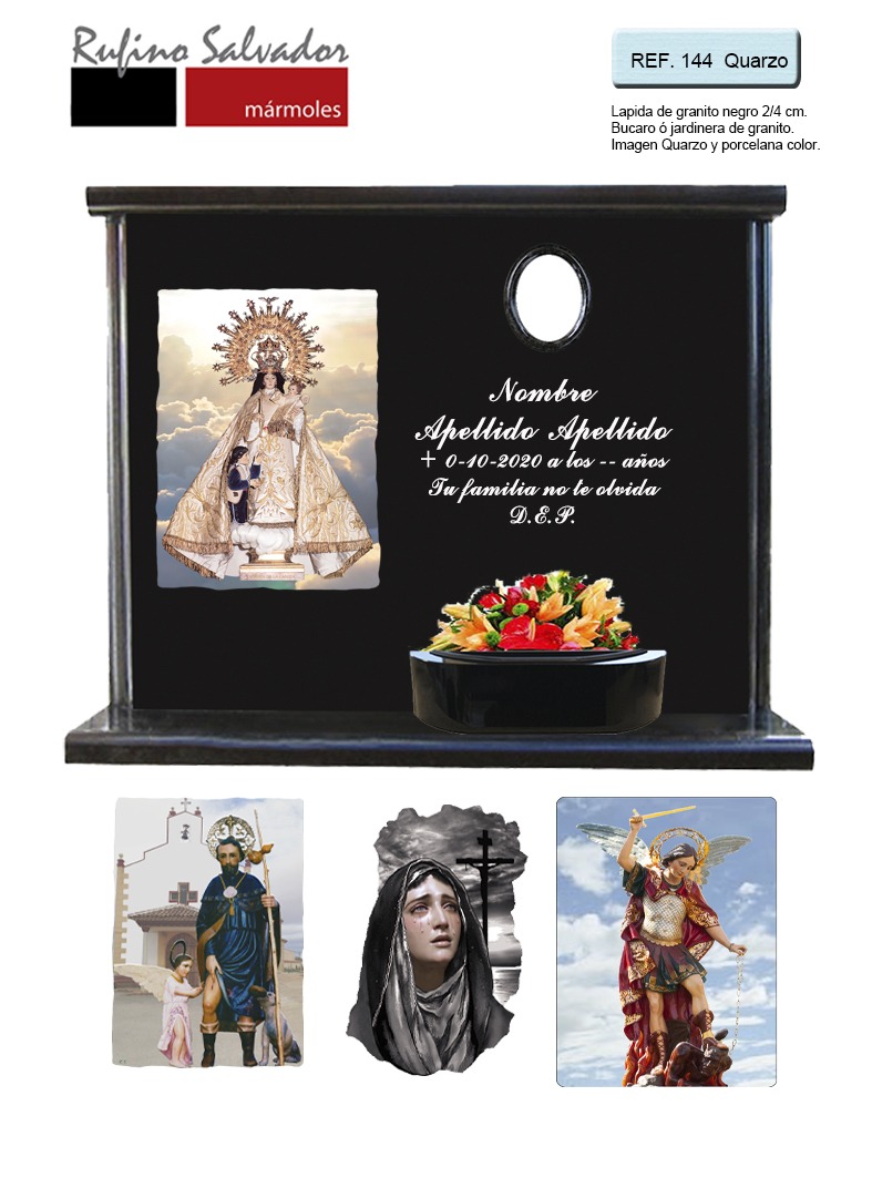 LAPIDAS PERSONALIZADAS - Mármoles Rufino Salvador - Casas Ibañez